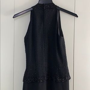 J Kara | Dresses | J Kara New York 6 Long Formal Beaded Dress Black ...